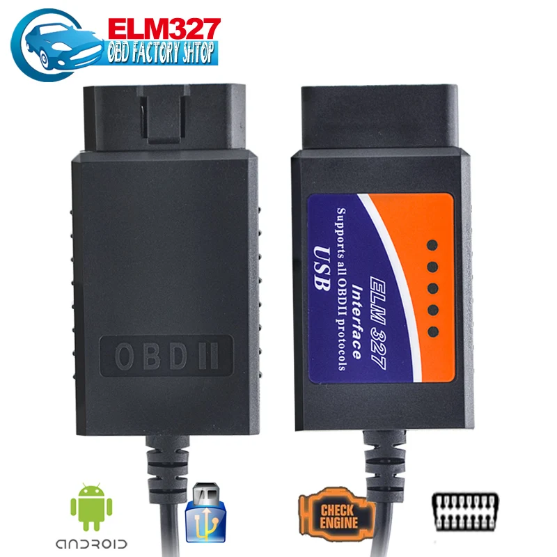 2016 ELM327 V1.5 New Car Diagnostic Interface Scan Tool ELM327 USB ...