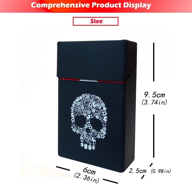 Holds 20 Cigarettes,Personality Silicone Cigarette Case Cover Elastic ...