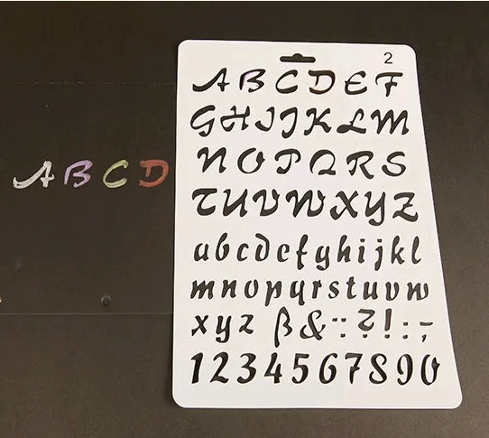 Cute Letter Stencils