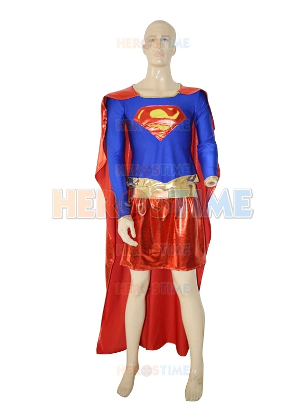 Supergirl Two Pieces Superhero Costume The Most Popular Spandex And