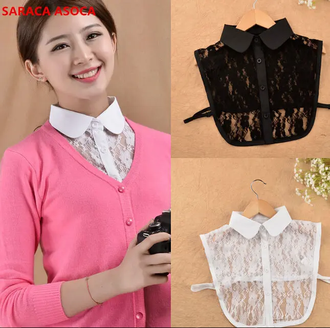 Wholesale and Retail Fashion Lace False Collar Ladies All Match Solid ...