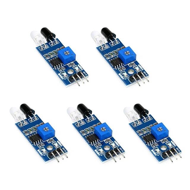 5 voies IR Infrarouge Obstacle Avoidance capteur Module pour Arduino ...
