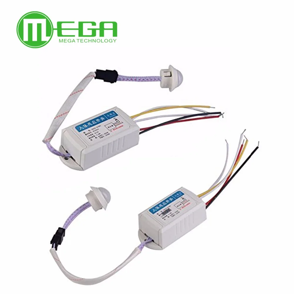 220V Human Motion Body Infrared IR Sensor Automatic Light Switch ...