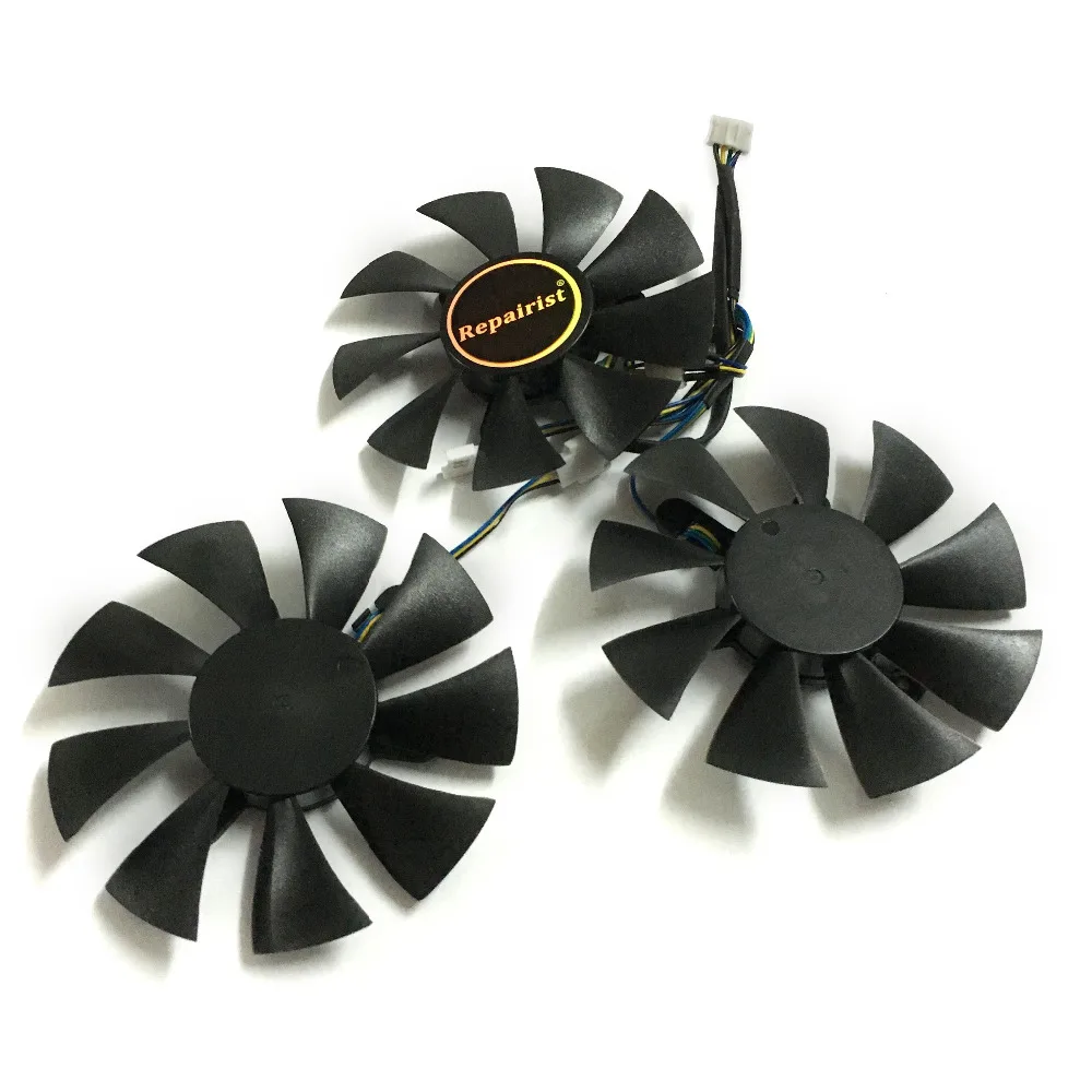 3pcs/lot Video Cards Cooler Gtx 1060/970 Gpu Fan For Zotac Gtx970 T3 ...