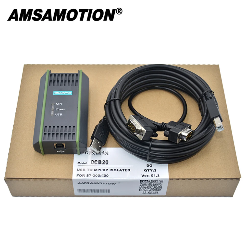 USB Cable PPI MPI Programming Cable For Siemens S7 200 300 400 PLC ...