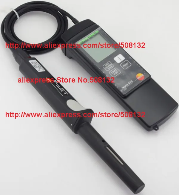 테스토 535 실 내용 대기 질 Meter CO2 Meter CO2 Measuring 구 와 fixed probe 0560 ...