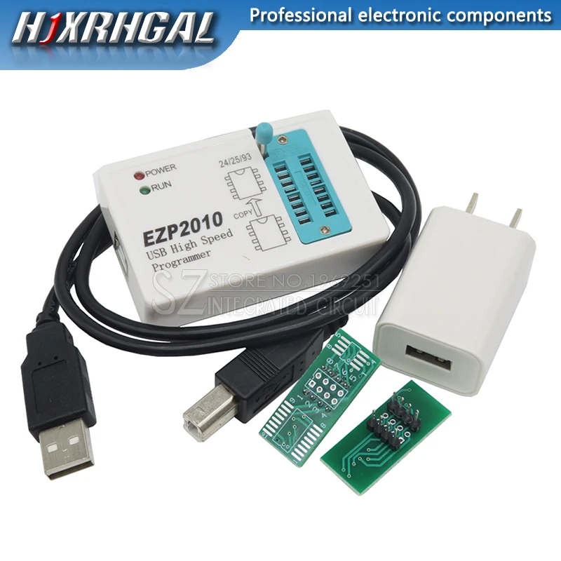 EZP2010 high speed USB SPI Programme + IC Test Clips socke Support 24 ...