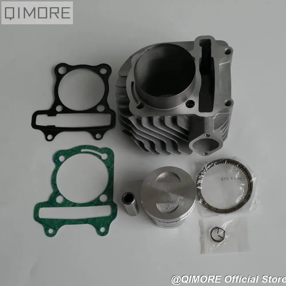 GY6-200-63mm-2V-Big-Bore-Cylinder-Piston-Set-for-Scooter-Moped-ATV-QUAD ...
