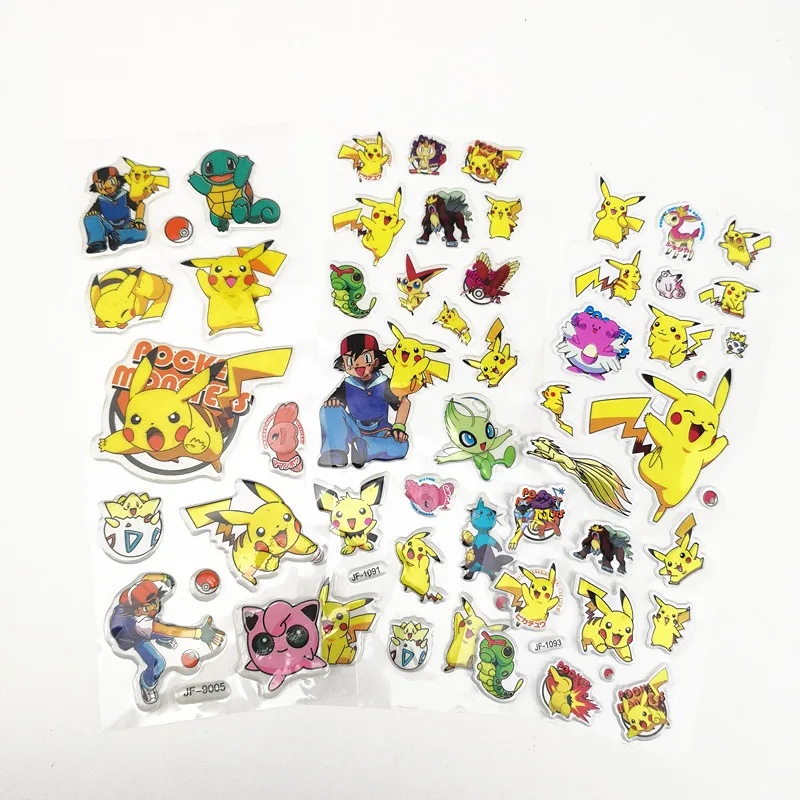 Stickers 10PCS | 20PCS | 30PCS | 40PCS Pokemon Sticker Paper & Party ...