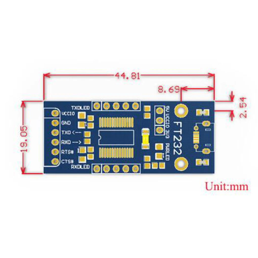 FT232 USB UART Board Micro FT232RL USB to TTL Serial Communication ...
