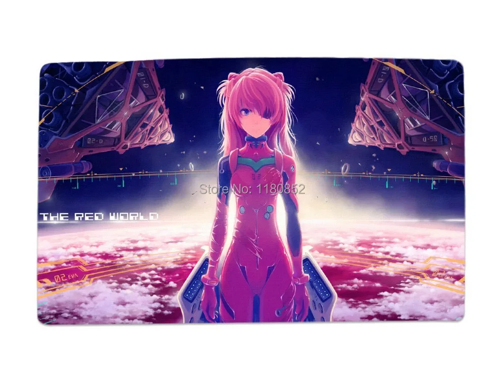 Neon Genesis Evangelion EVA Characters Desk & Mouse Pad Table Play Mat ...