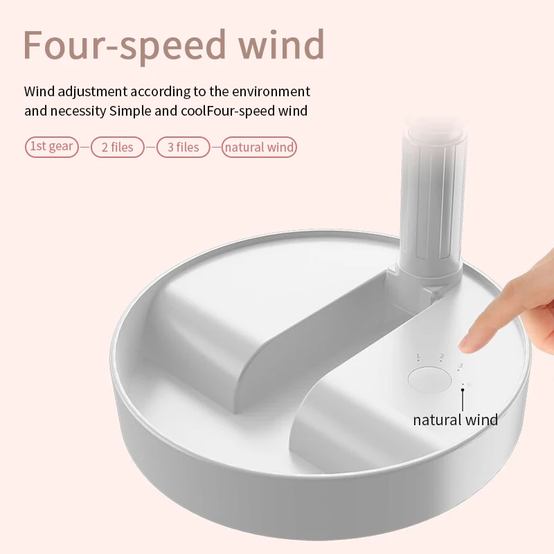 Folding Portable Telescopic Floor/USB Desk Fan - Worth Buy Store