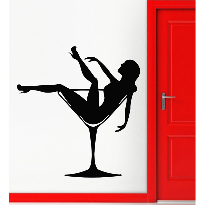 Sexy Girl Club Sticker naked Decal Muurstickers Posters Vinyl Wall ...