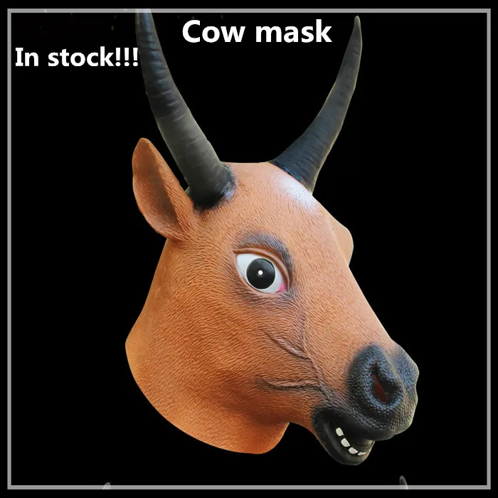 2016-Free-shipping-Newest-Animal-Cow-Head-Mask-Halloween-tauren-Face ...