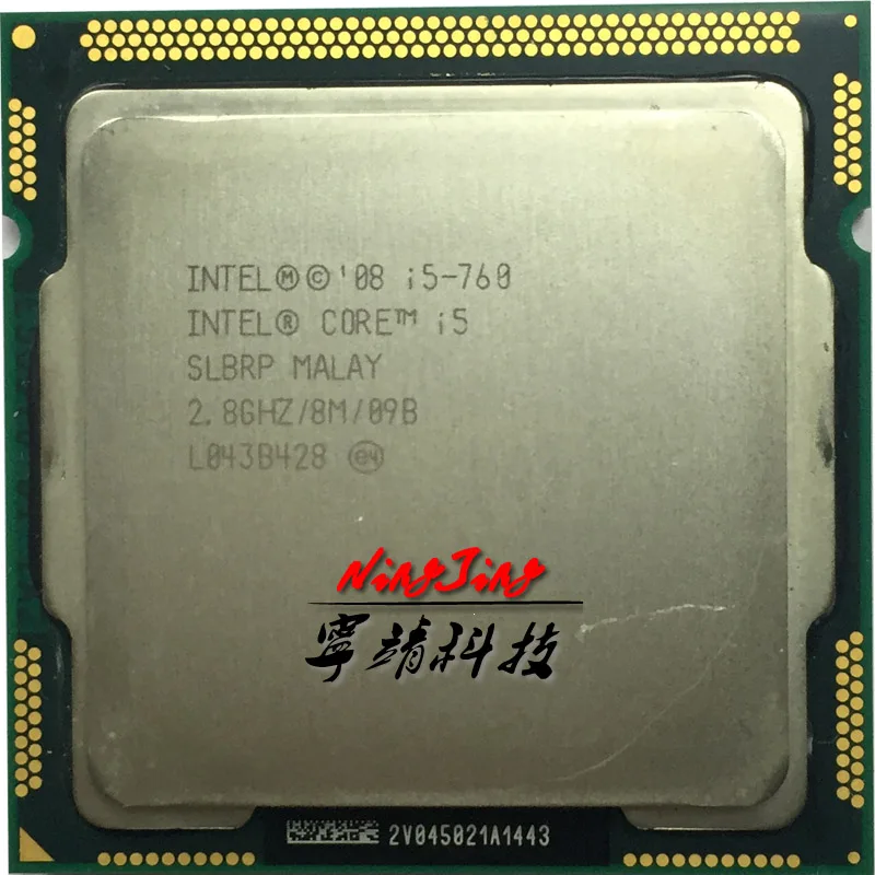 Intel Core I5-760 I5 760 2.8 Ghz Quad-core Quad-thread Cpu Processor 8m ...
