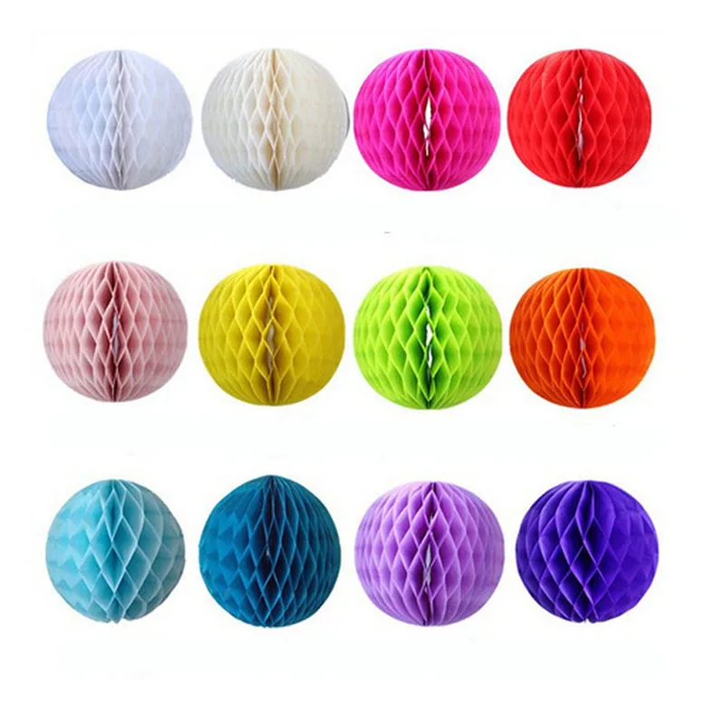 15/20/25/30cm Colorful paper ball valentine's day/ kids birthday party ...