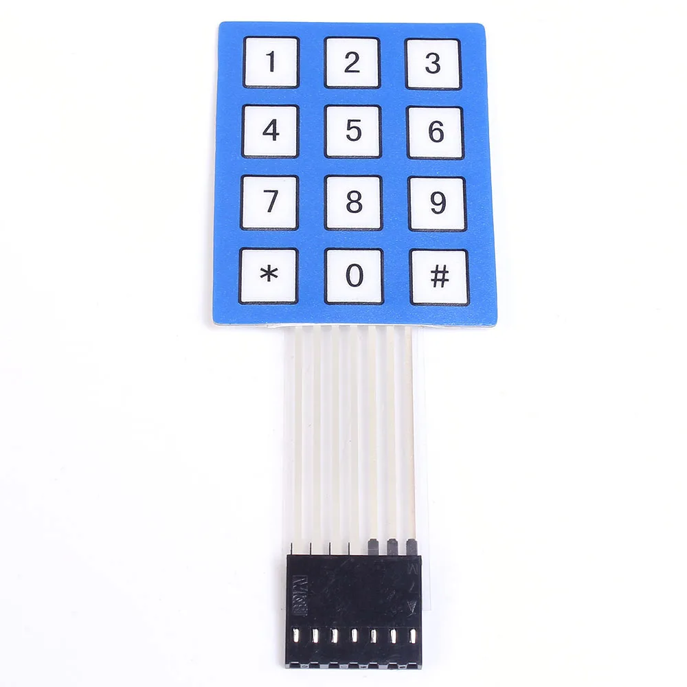 Monday Kids 3x4 Matrix Array Membrane Switch Keypad 12 Key Matrice 4X3 4X3 Keypad 3*4 Keys ...