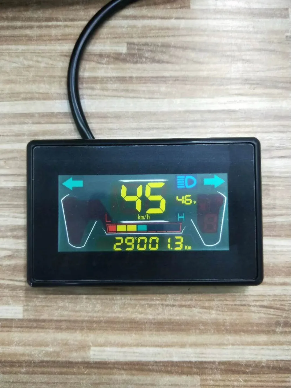 24v36v48v lcd display speedometer battery level indicator ODOMETER ...
