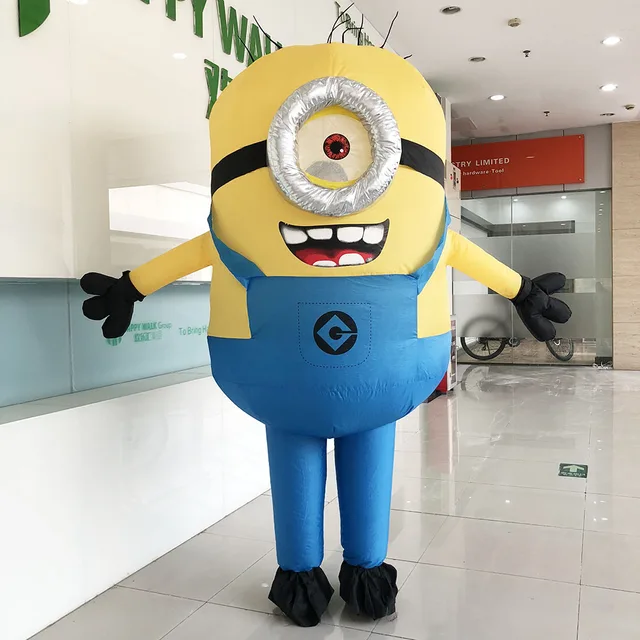 Halloween Costume For Women Men Minions Inflatable Despicable Adult