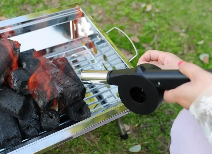 100PCS Outdoor Camping BBQ Fan Air Blower For Barbecue Picnic Fire ...