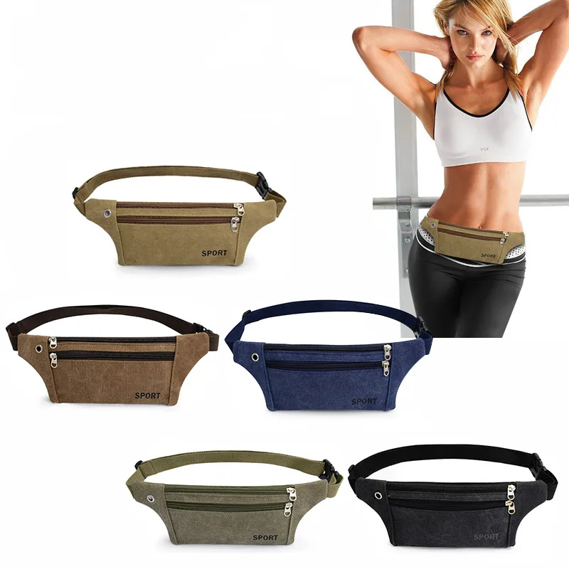 2017 new Men women pockets mobile phone bag multi functional anti theft ...