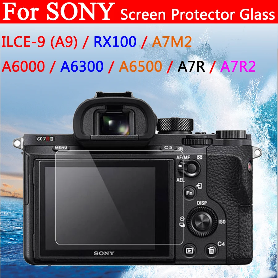 Camera LCD Screen Protector Film For Sony ILCE 9 A9 A6000 A6300 A6500 ...