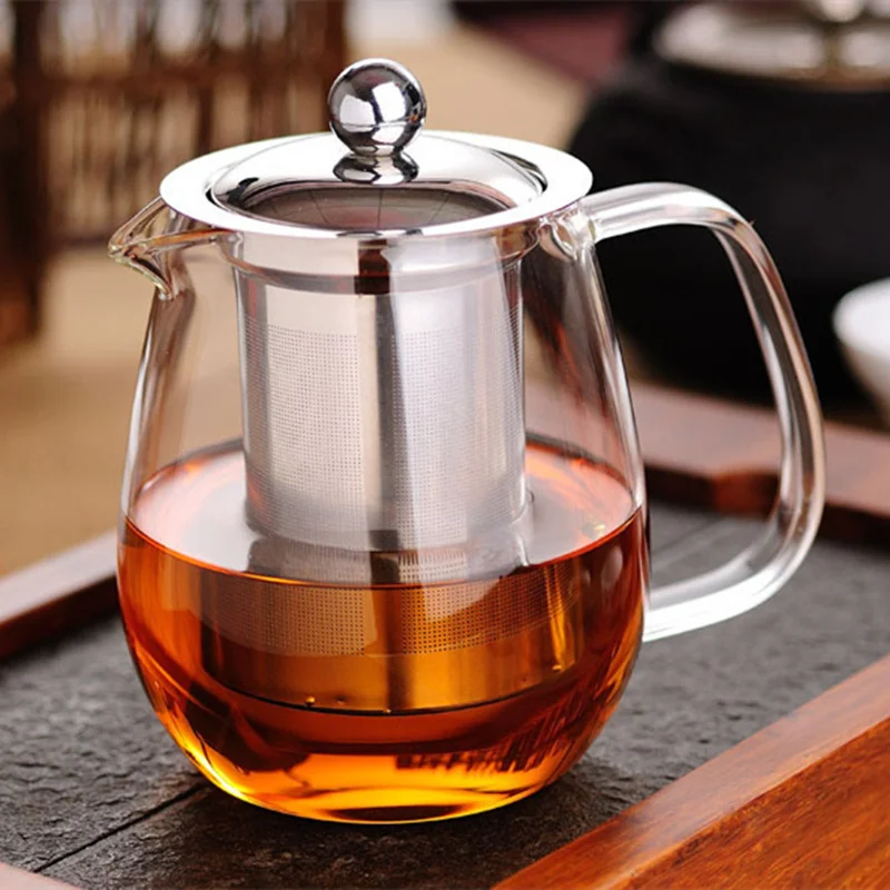New Arrive 500ML Chinese Teapot Heat Resistant Glass Teapot Home&Office ...