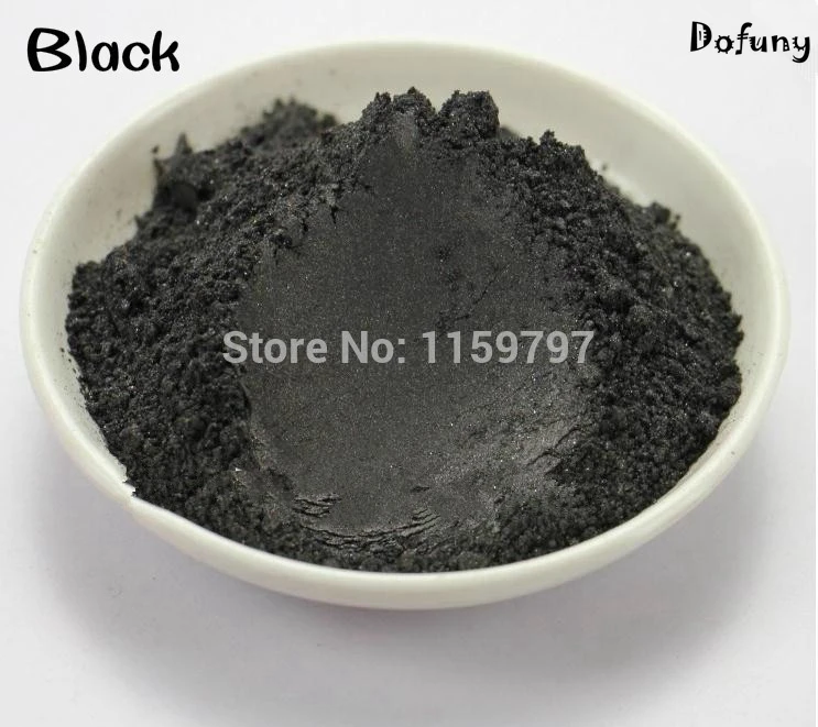 500g/bag High Quality Cosmetic Grade Pearl Powder Black Color Mica ...