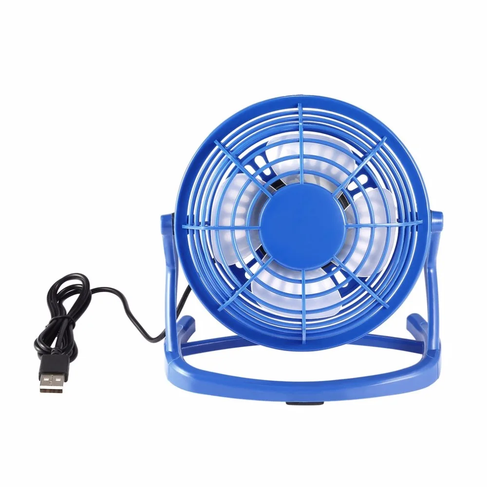 Portable DC 5V USB 4 Blades Cooler Cooling Fan USB Mini Fans Operation ...