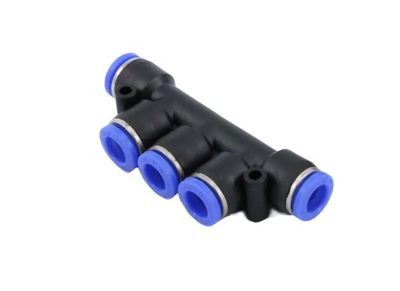 10pcs Pk4 Pk6 Pk8 Pk10 Pk12 Tube O/d 4mm-12mm Five Way Plastic ...
