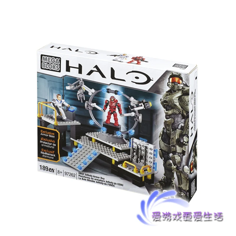 Mega Bloks Halo UNSC Infinity Armor Bay 97262 * FACTORY SEALED * 189 ...