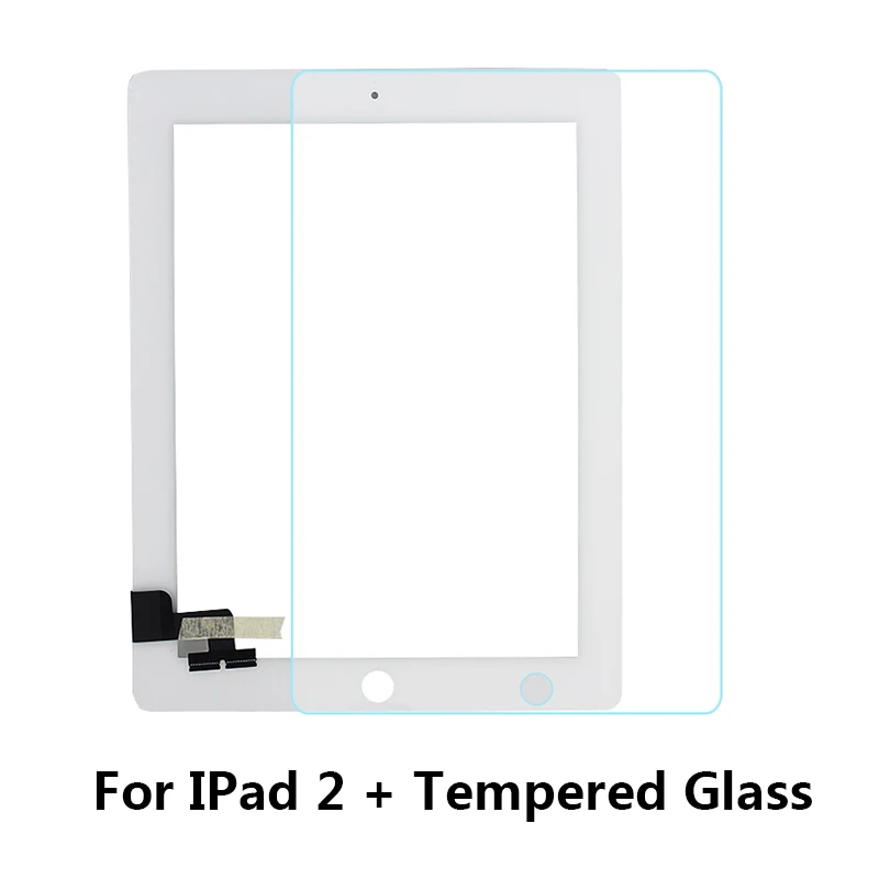 Tablet Touch Screen For Ipad2 A1395 A1396 A1397 Digitizer Front Pane