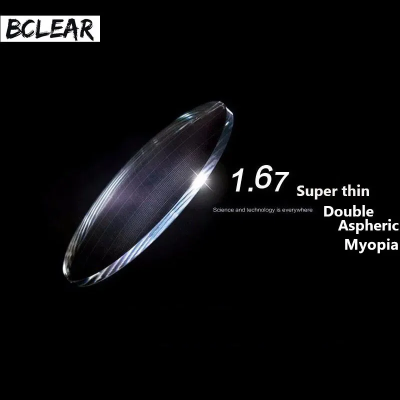 BCLEAR 1 67 Double Aspheric High Index Super Thin Optical Prescription BCLEAR 1 67 Double Aspheric High Index Super Thin Optical Prescription