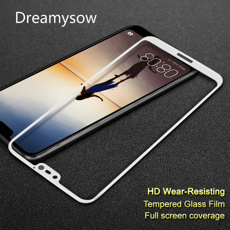 Олеофобное 9H полное покрытие из закаленного стекла для huawei P Smart P20 Pro P10 P8 P9 для ...