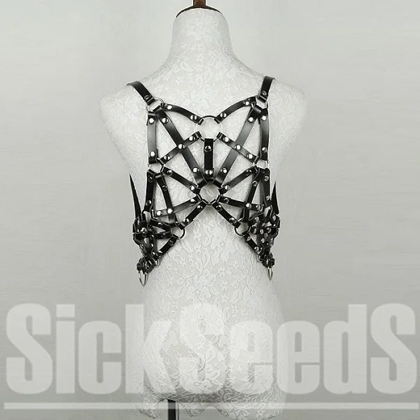 2017 style fashion studded adjustable designer fashion harnesses sexy ...