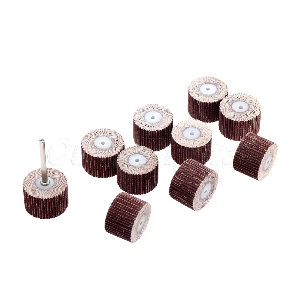 Aliexpress.com : Buy DRELD 10PCS Sanding Flap Wheel Dremel Accessories ...