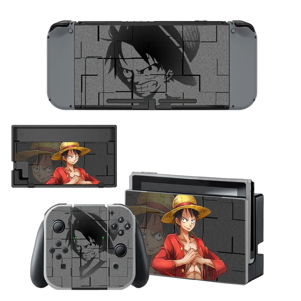 One Piece Luffy Skin Sticker for Nintendo Switch NS Console Joy-Con ...