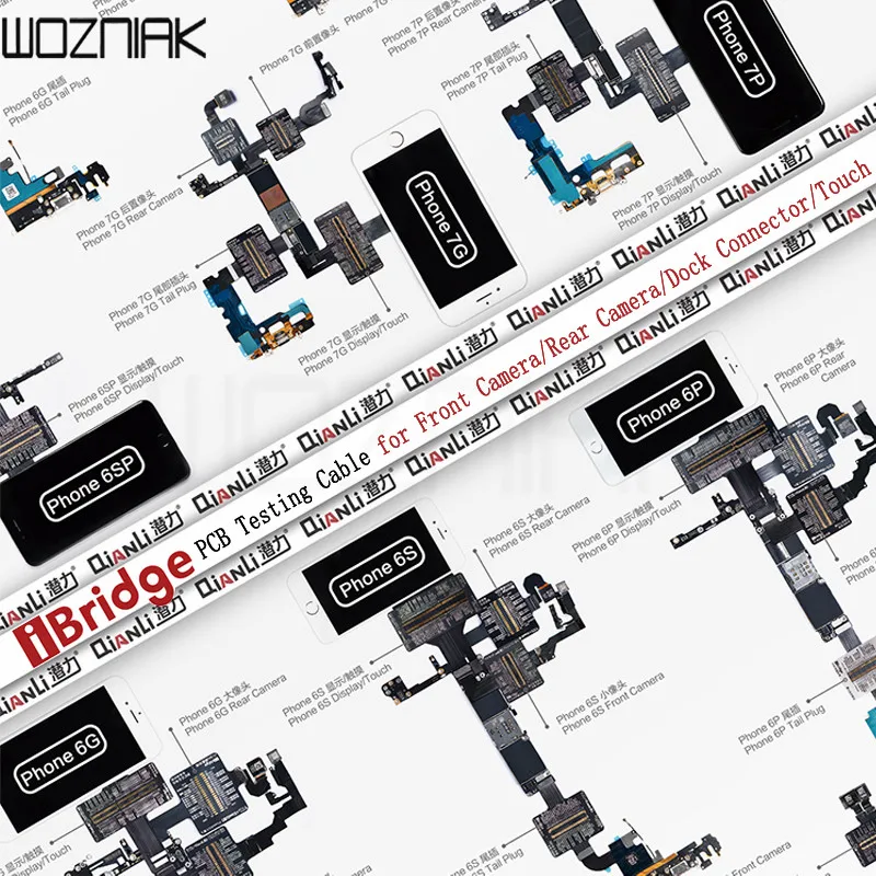 QianLi Cable de prueba iBridge FPC para iphone x, 6, 6p, 6S, 7g, 7P, 8g ...