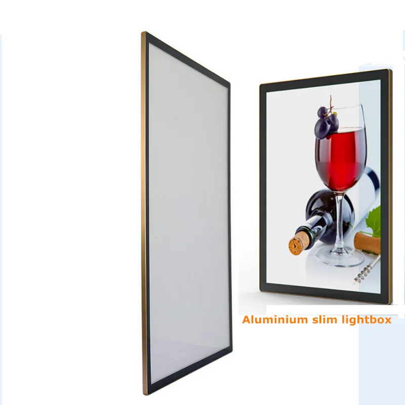 A1 size Aluminium bending frame advertising LED lightbox, Standard A1 ...