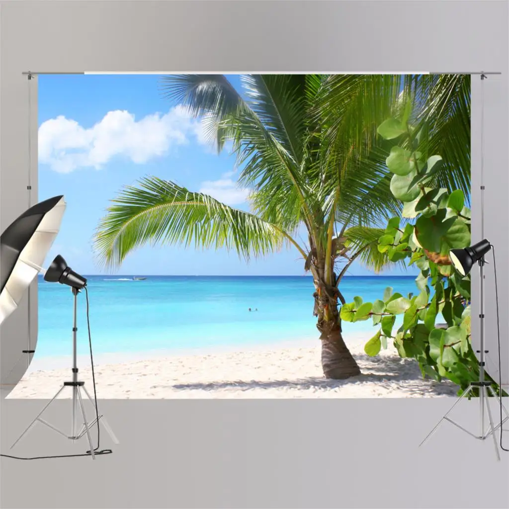 Backdrop For Summer Party Pictures Photography Hawaii Beach Background ...