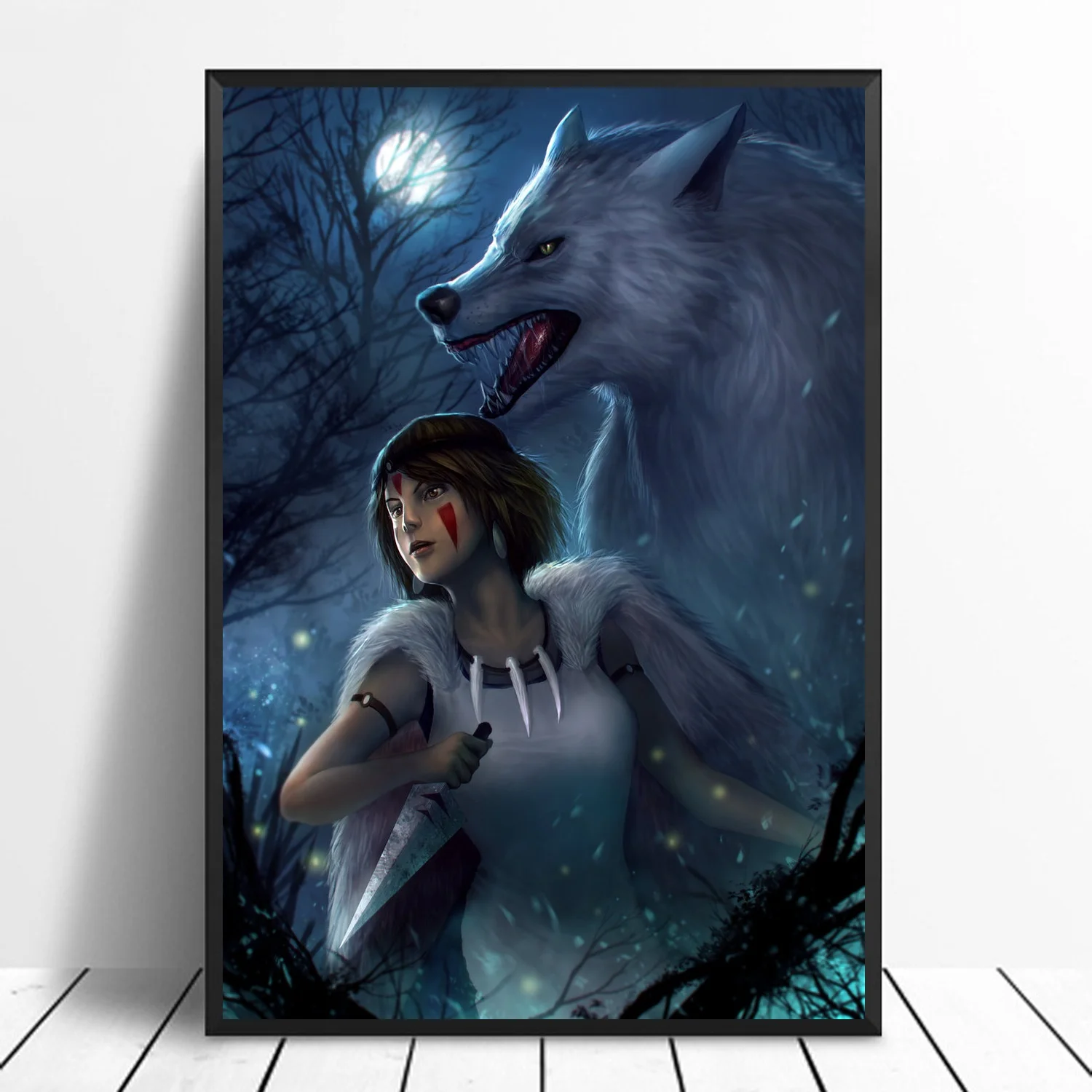 Princess Mononoke Studio Ghibli Hot Animation Poster Wall Art Decor ...