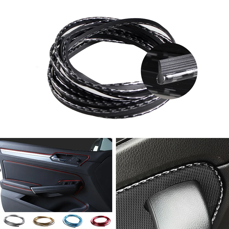 Car Interior Moulding 5M Door Panel Edge Center Control Dashboard ...