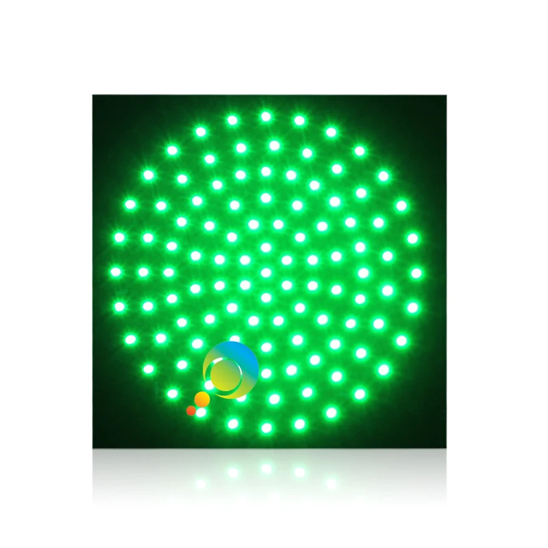 Dc12v New Design Square Green Traffic Light Pcb Board For 300mm Traffic ...