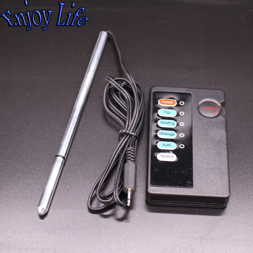 Es0077 Electro Stimulation Urethral Sound Penis Sex Toys, 185mm*8mm ...