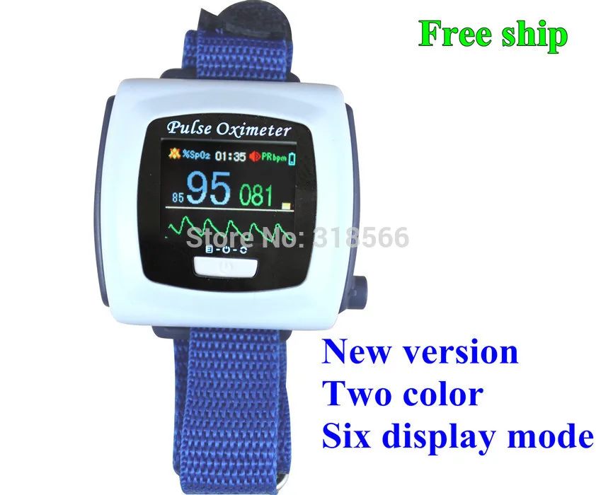 NEW wrist Wearable Spo2 Pulse Oximeter Blood Oxygen Saturation test ...