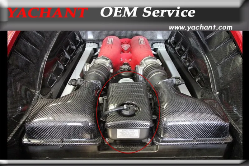 Car-Styling Auto Accessories Full Carbon Fiber Engine Cover Trim Fit ...