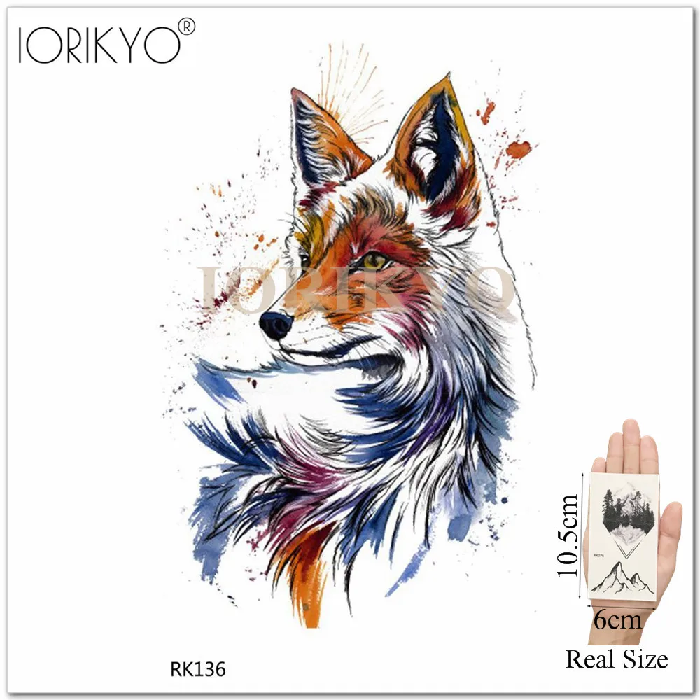 Tribal Fox And Wolf