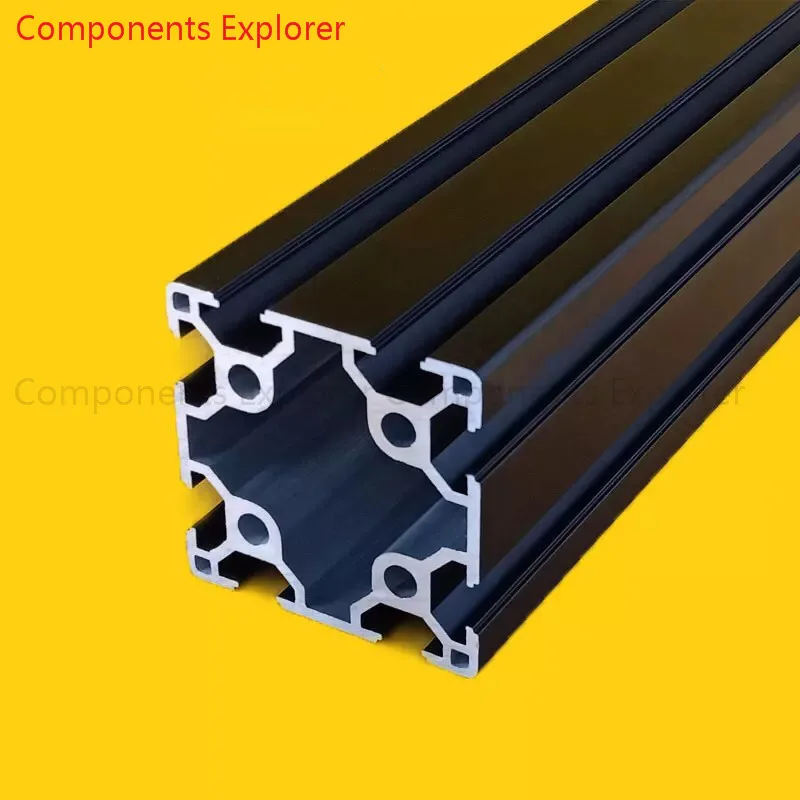 Arbitrary-Cutting-1000mm-6060-Black-Aluminum-Extrusion-Profile-Black ...