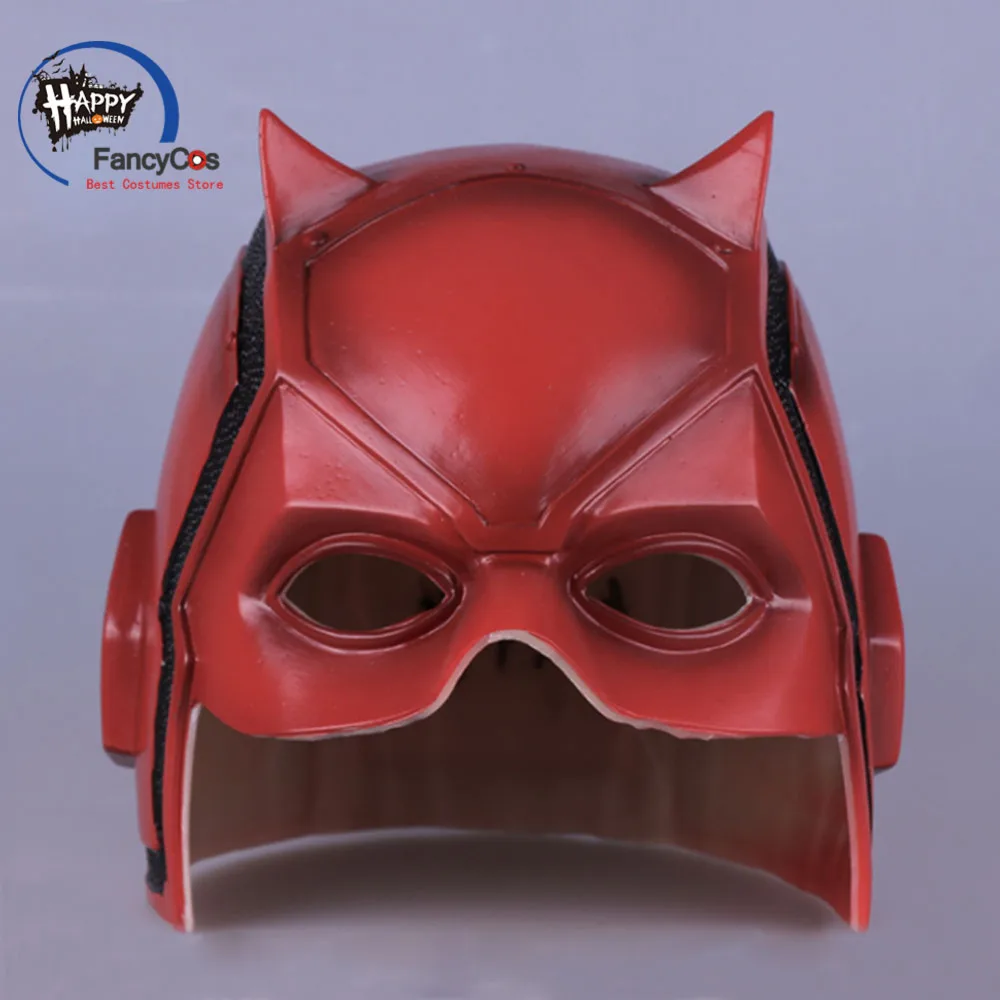 Daredevil Mask Cosplay Halloween Marvel Matt Murdock Cosplay Helmet ...