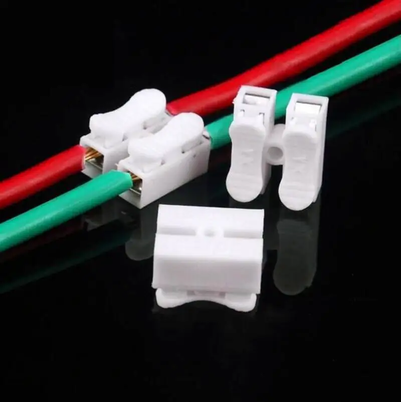 100pcs Ch-2 Fast Connection Terminal, Wire Connector Connector, Column ...
